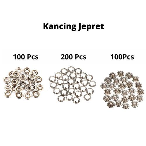 Promo 100 Pcs Kancing Jepret Anti Karat Stainless Cloth Clump Set ...