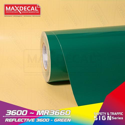 Jual [60cm] MAXDECAL Reflective GREEN 3660 Scotchlite Mata Kucing Hijau ...