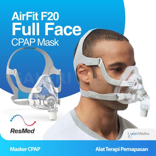Jual ResMed AirFit F20 Full Face CPAP Mask - Masker CPAP/BiPAP - M - Jakarta Pusat - Galeri ...