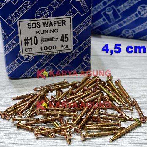 Jual Skrup Drilling Roofing #10 x 45 4,5cm 100 bj / Sekrup SDS Wafer ...