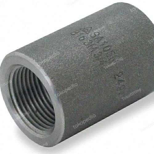 Jual sock socket drat dalam 2 inch carbon steel baja hitam NPT #3000 ...