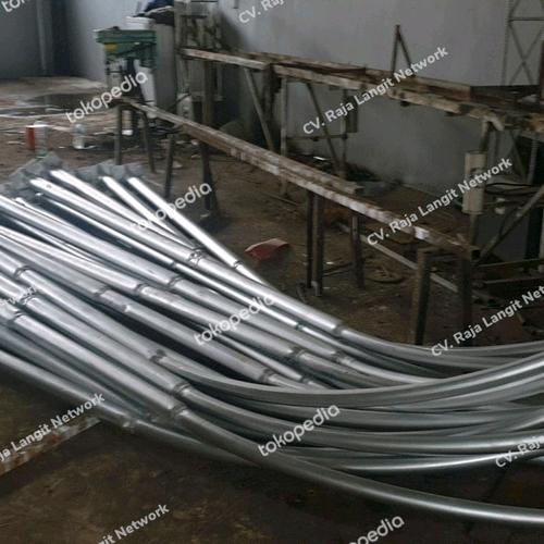 Jual Monopole tiang PJU galvanis tinggi 5 meter tiang lampu penerangan ...