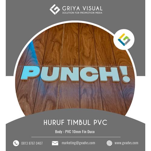 Jual HURUF TIMBUL PVC PUNCH WHITE - Jakarta Selatan - Griya Visual ...