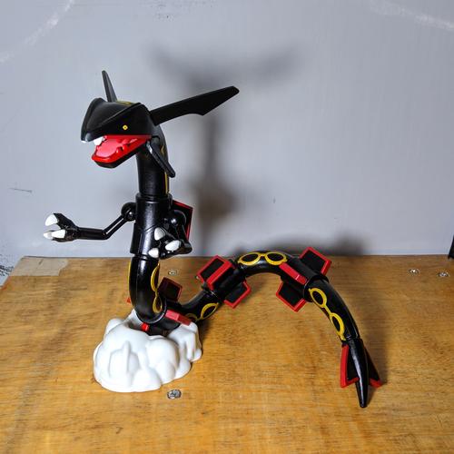 Jual shiny rayquaza plamo dark black custom figure bandai pokemon 46 ...