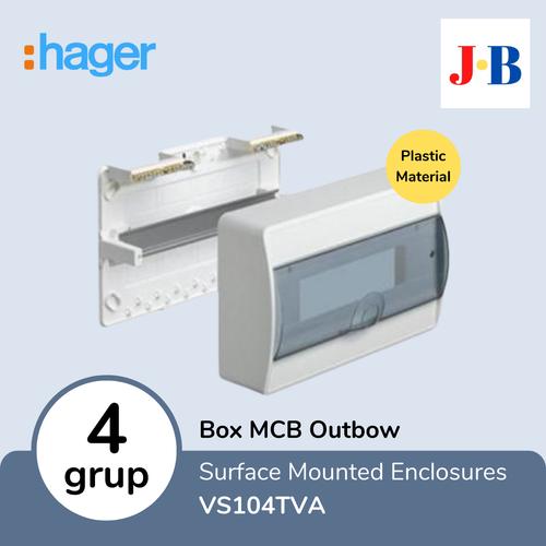 Jual Hager Box MCB Outbow 4 Grup VS104TVA - Kota Surabaya - JUNG ...