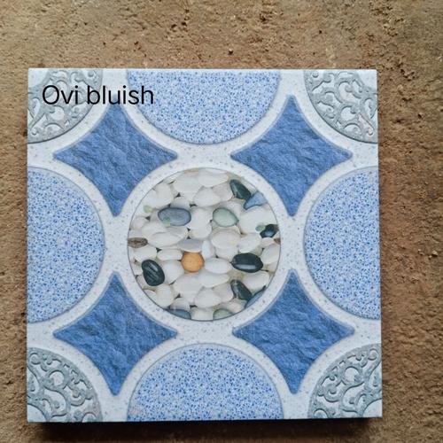 Jual KERAMIK MULIA TILES 25x25 TIPE OVI UNTUK LANTAI KAMAR MANDI - Biru ...