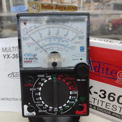 Jual Aditeg YX-360TRN Analog Multimeter - Jakarta Barat - Setia Jaya GM ...