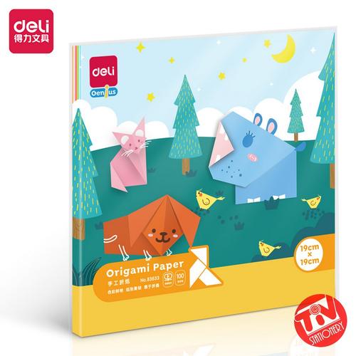 Jual Kertas Lipat | Origami Deli 19x19 cm (100 lembar) - Kab. Bekasi ...