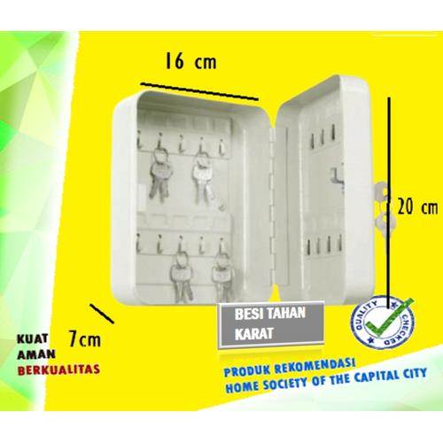 Jual KEYBOX KOTAK KUNCI BESI DINDING KEY BOX CABINET KOTAK DINDING BESI ...
