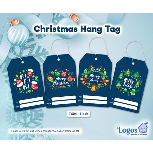 Promo Hangtag Christmas gantungan hampers xmas kartu ucapan hang tag ...