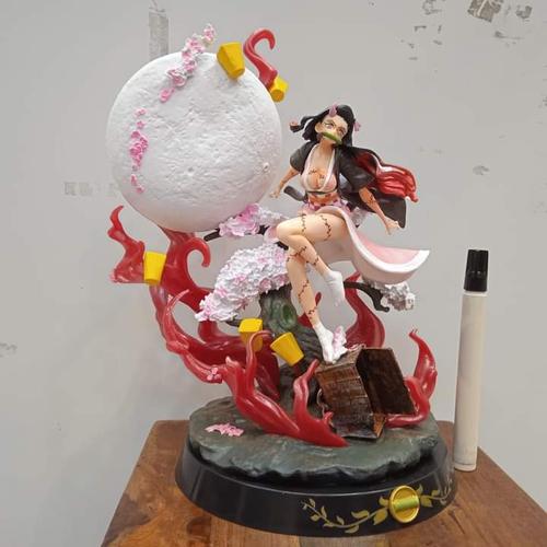 Jual static figure nezuko kamado moon demon slayer tinggi sekitar 13 ...