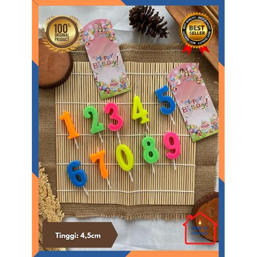 Jual Lilin Angka Ulang Tahun Korea / Numeric Candle / Number Candle ...