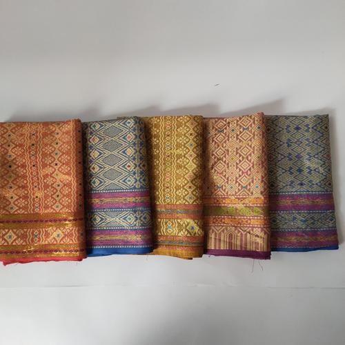 Jual selendang songket murah mewah - ss 25 biru - Kota Bandung - mojang ...