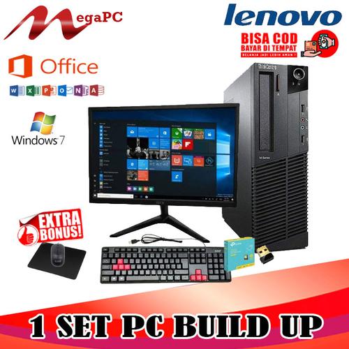 Jual 1 Set PC Build Up Lenovo Core i5 - RAM - HDD/SSD - Monitor 19inch ...