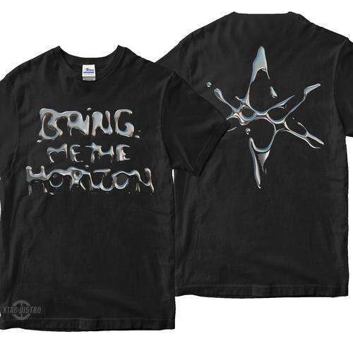 Jual kaos BRING ME THE HORIZON Water logo kaos band bmth deathcore ...
