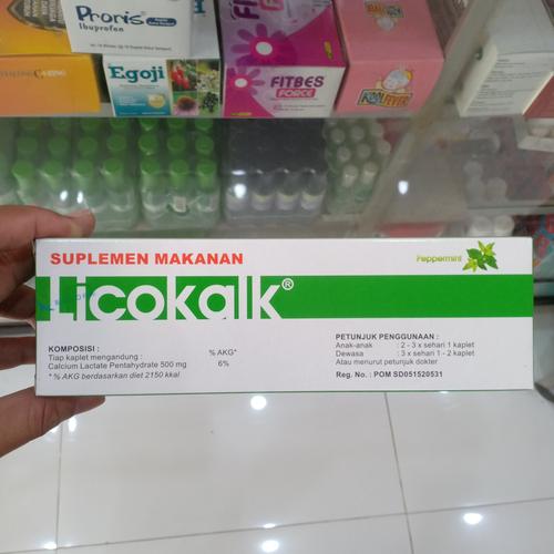 Jual Licokalk kaplet box isi 100 - Kota Bogor - Toko Alafiat | Tokopedia