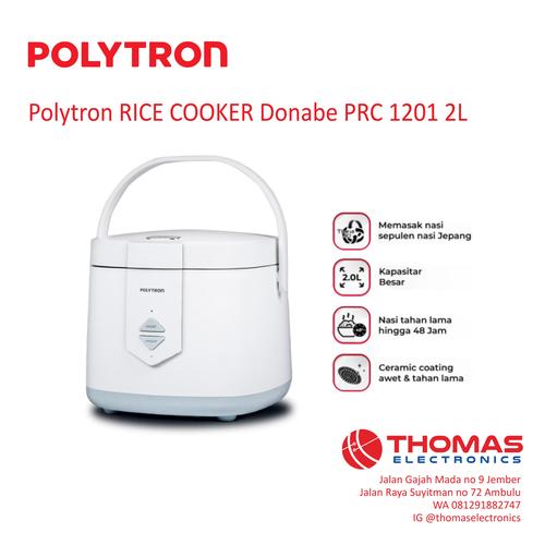 Jual Polytron Rice Cooker Donabe PRC 1201 PRC1201 2 Liter Garansi Resmi ...