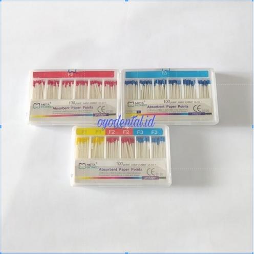 Jual Dental Paper point F1 F2 F3 assorted / paper point protaper - F1 ...