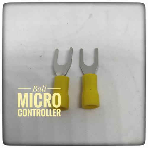 Jual Skun Kabel Y Kuning SVS1,25-4 / Fork / Spade Insulated terminal ...