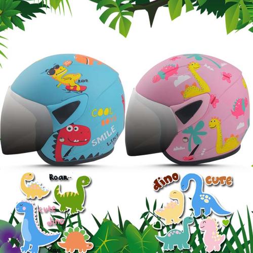 Jual Helm Anak Karakter Kartun Motif Lucu Dino SNI- Laki Laki Perempuan ...