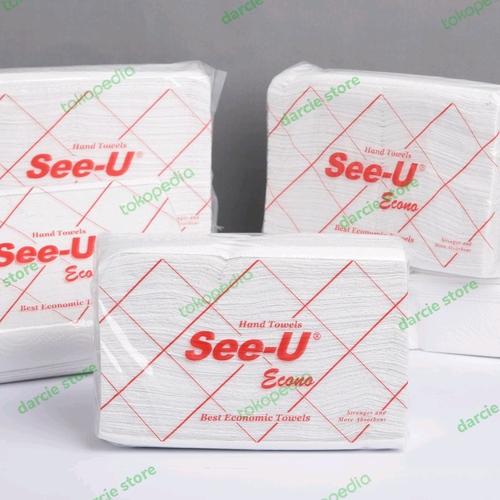 Jual TISSUE SEE U HAND TOWEL ECONO RED 150 SHEETS MURAH - Kota Bandung ...