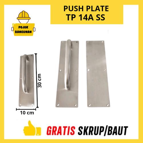 Jual Push Plate Handle Pintu Pull Plate PUSH PLAT Stainless Steel TP 70 ...