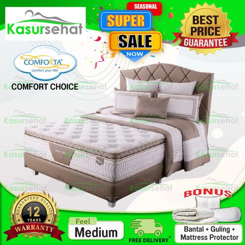 Jual Comforta Kasur Springbed Comfort Choice - Full Set 160 180 200 100 120 - Ukuran 120x200 ...
