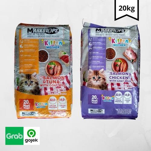 Jual MARKOTOP CAT KITTEN CHICKEN SALMON 20KG - KHUSUS GRAB/GOJEK - Kota ...
