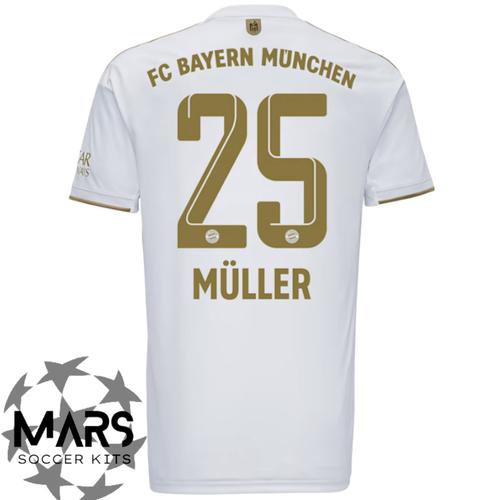 Jual Bayern Munchen 22/23 Stadium Away Jersey + Muller Nameset - Muller ...