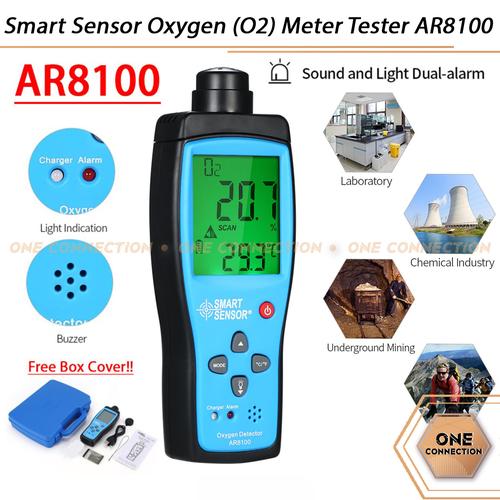 Jual Oxygen Detector Smart Sensor AR8100 Handheld O2 Oksigen Meter ...