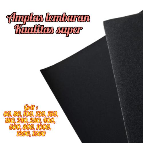 Jual Kertas Amplas Penghalus Kayu Besi Keramik Lembaran Per Pack isi ...