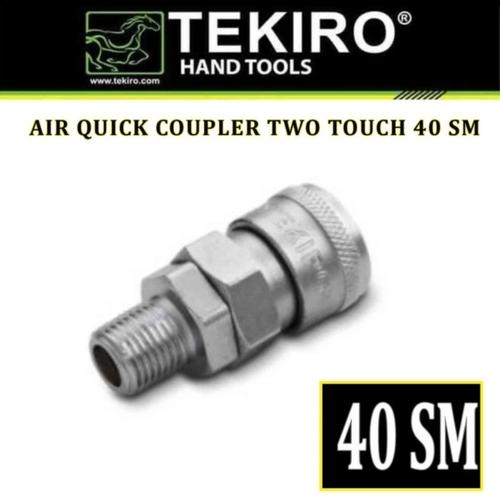 Jual Air Quick Coupler Two Touch 40 SM Tekiro / Coupler 40 SM/ Kopler ...