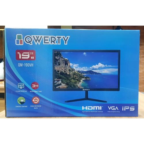 Jual MONITOR LED QWERTY 19 INCH HDMI + VGA LED 19" FGARANSI RESMI ...