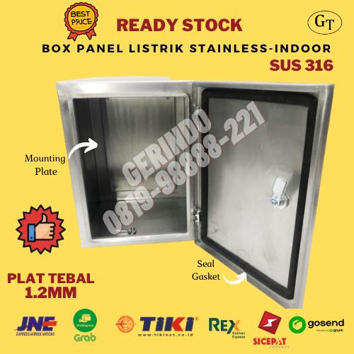 Jual Box Panel Stainless 200x200x100mm SUS316 1.2mm Indoor Doff Gerindo ...