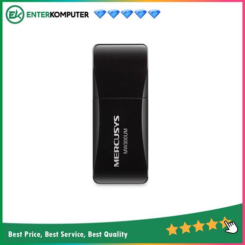 Jual Mercusys N300 Wireless Mini USB Adapter - Mercusys MW300UM (EU ...