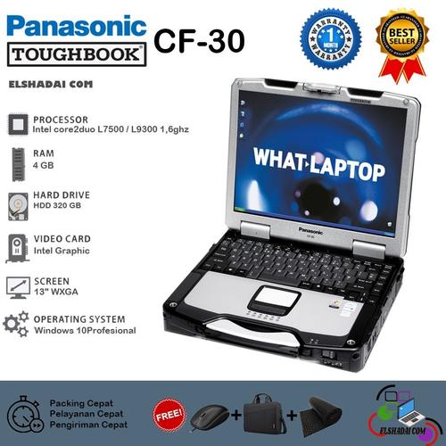 Jual HARGA LAPTOP BEKAS || Panasonic TOUGHBOOK CF-30 core2duo 4gb hdd320 - CF30 - Jakarta Barat ...