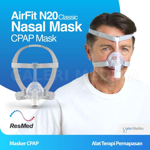 Jual ResMed AirFit N20 Classic CPAP Mask - Masker CPAP/BiPAP - L ...