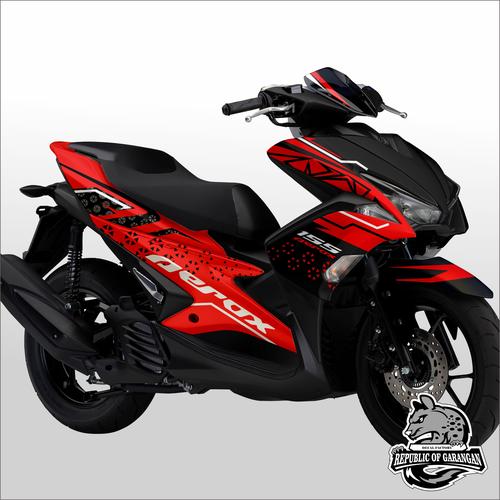 Jual sticker decal aerox VVA & aerox New conected full body costum ...
