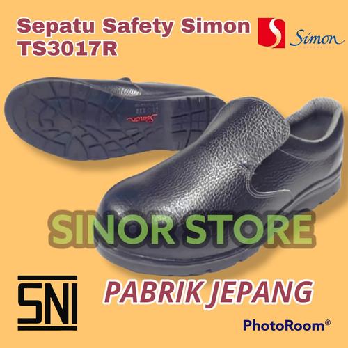 Jual Sepatu Safety SIMON TS3017R Steel Toe Cap Safety Shoes Kualitas ...
