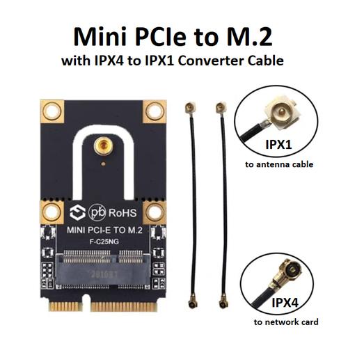 Jual Mini PCIe to M.2 NGFF WiFi E Key Converter Adapter Cable Wireless ...