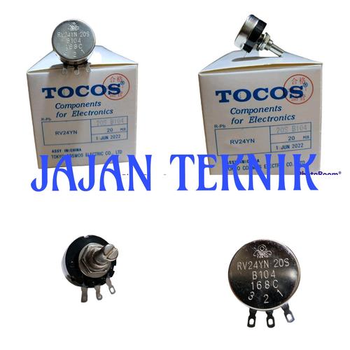 Jual Potensiometer Tocos Cosmos RV24YN 20S B104 100k / Potensiometer Cosmos - Jakarta Barat ...