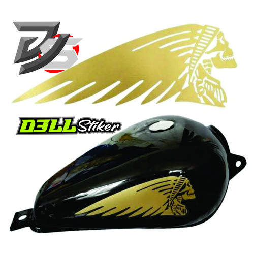 Jual Sticker motor harley untuk tanki indian keren / stiker tangki ...