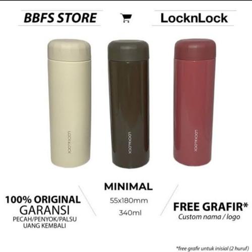 Jual Lock n lock minimal vaccum tumbler termos 340 ml 340ml lhc4174 lhc4184 - ivory glossy ...