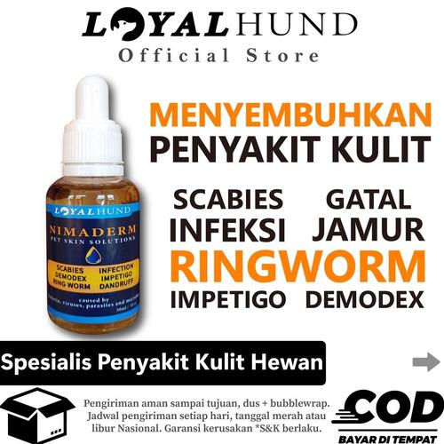 Jual Obat Kulit Kucing Anjing Jamur Scabies Ringworm Demodex Gatal ...
