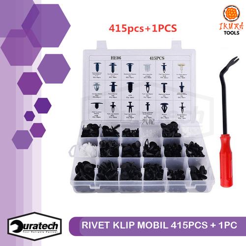 Jual Baut rivet 415pcs set klip kancing plastik universal clip panel ...