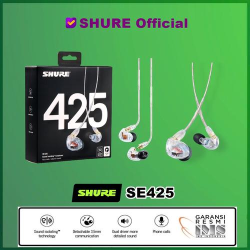 Promo Shure SE425 SE 425 SE425-CL Professional Sound Isolating ...