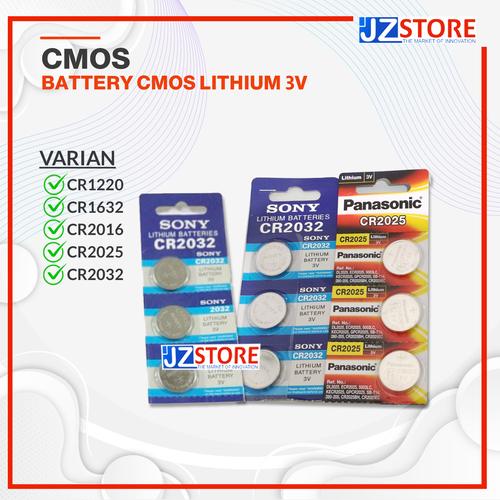 Jual Battery CMOS Lithium 3V - CR1220 - Kota Medan - JZTECH.ID | Tokopedia