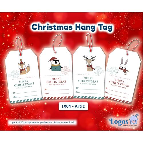 Jual Hangtag Christmas gantungan hampers xmas kartu ucapan hang tag ...