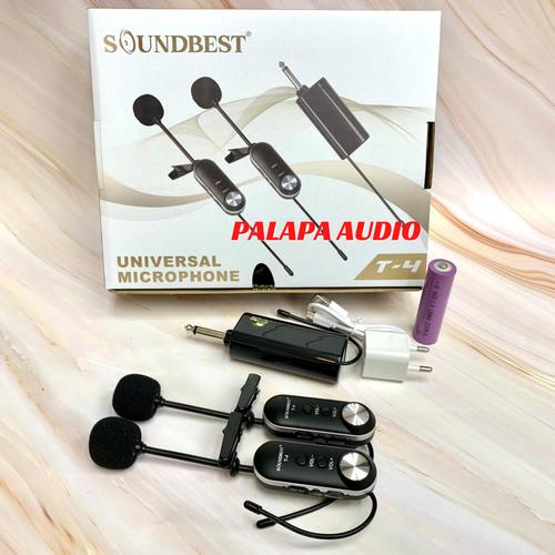 Jual Mic Wireless Clip On Mic Imam Soundbest T 4 T4 T 4 Original