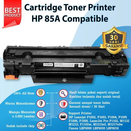 Jual Cartridge Toner Compatible H 85A 83A 78A 17A 12A 107A 79A 48A 80A 103A - 103A W1103A ...